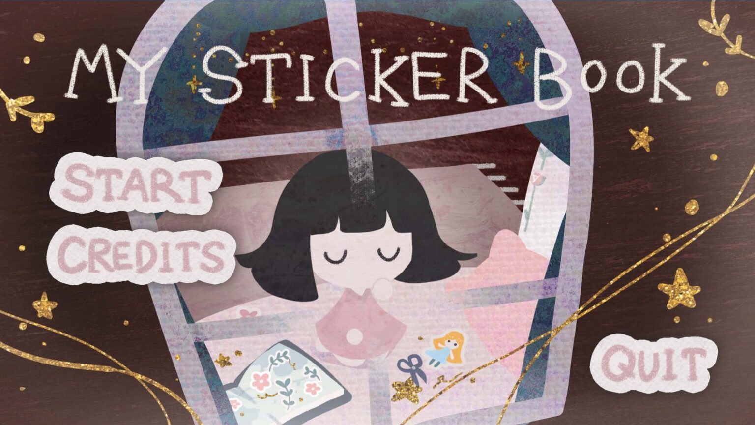 My Sticker Bookの評価と紹介レビュー 真夜中に目が覚めた女の子を無事にキッチンまで連れていくホラーアドベンチャー｜YuuGaming