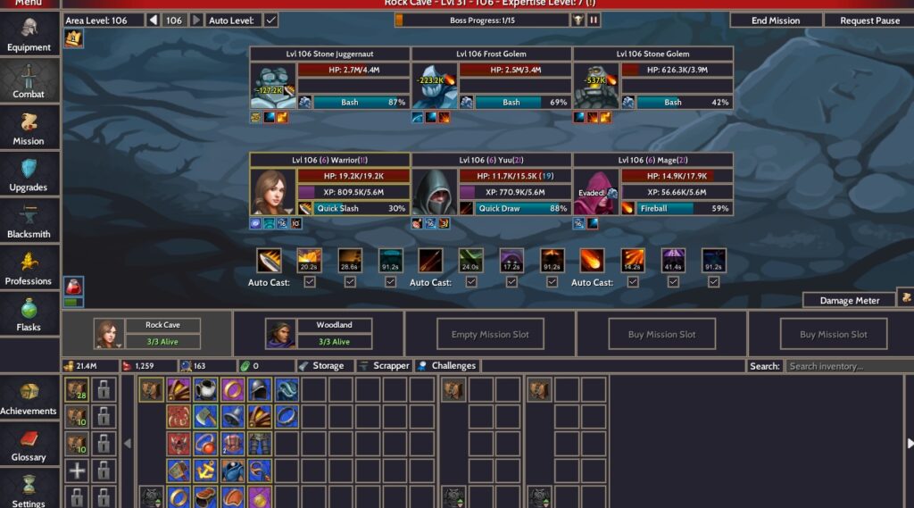 Lootunの評価と紹介レビュー パーティを派遣してダンジョンを攻略する自動ハクスラRPG｜YuuGaming