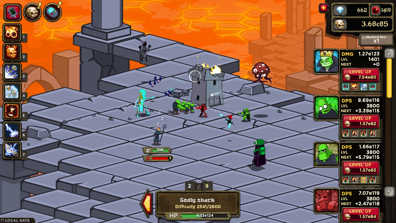 「Zombidle : REMONSTERED」の紹介レビュー ゾンビを雇って村を襲撃する放置ゲーム｜YuuGaming