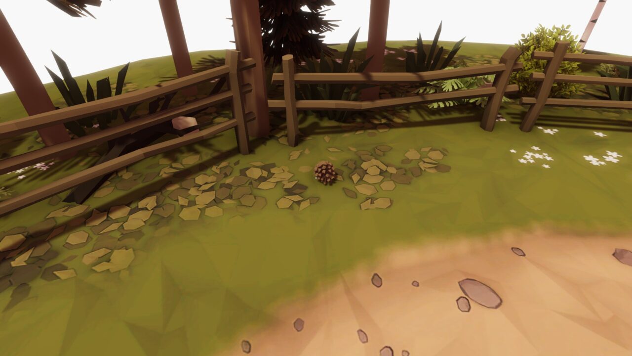 「Pinecone Game」の紹介レビュー 1日1個松ぼっくりを拾うだけのシュールなゲーム｜YuuGaming