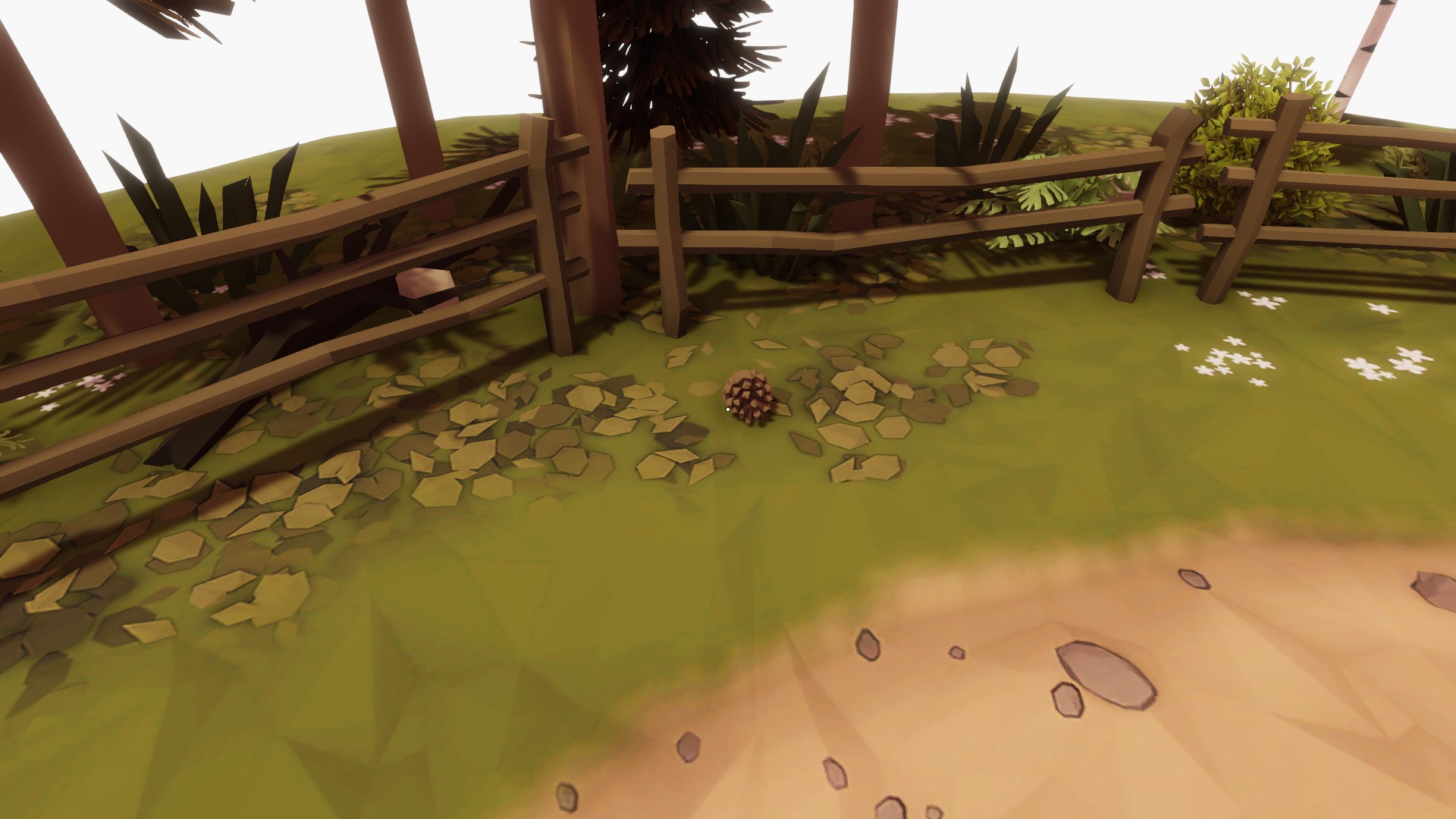 「Pinecone Game」の紹介レビュー 1日1個松ぼっくりを拾うだけのシュールなゲーム｜YuuGaming